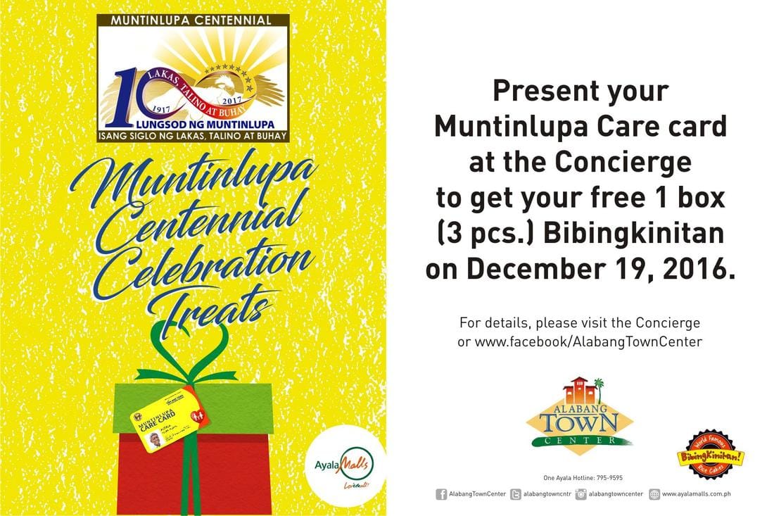 ATC treats Muntinlupa Care Card Holders - Lingkod Muntinlupa Foundation